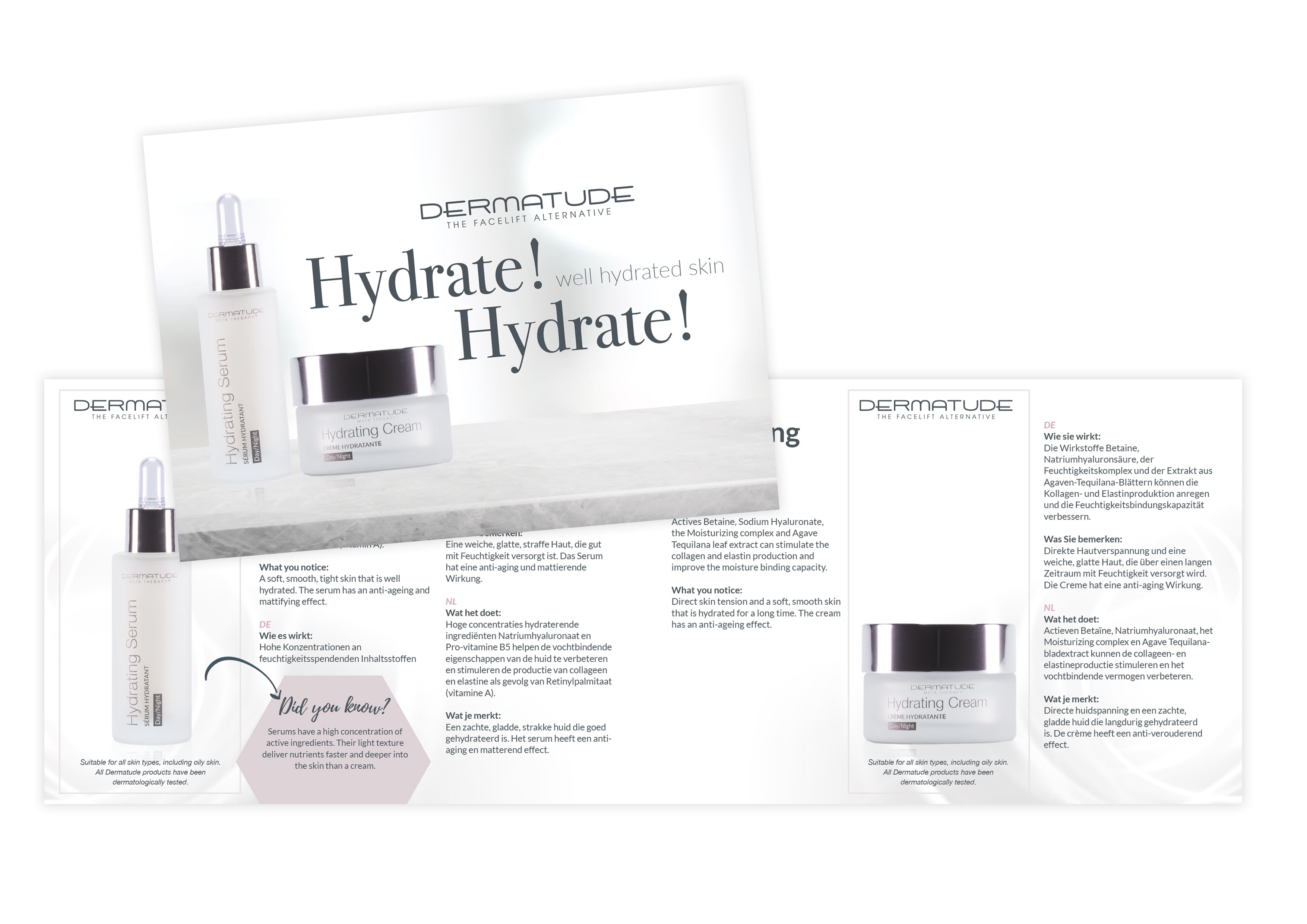 Dermatude Sample Card Hydrating (Qty 25) – Dermatude USA PRO